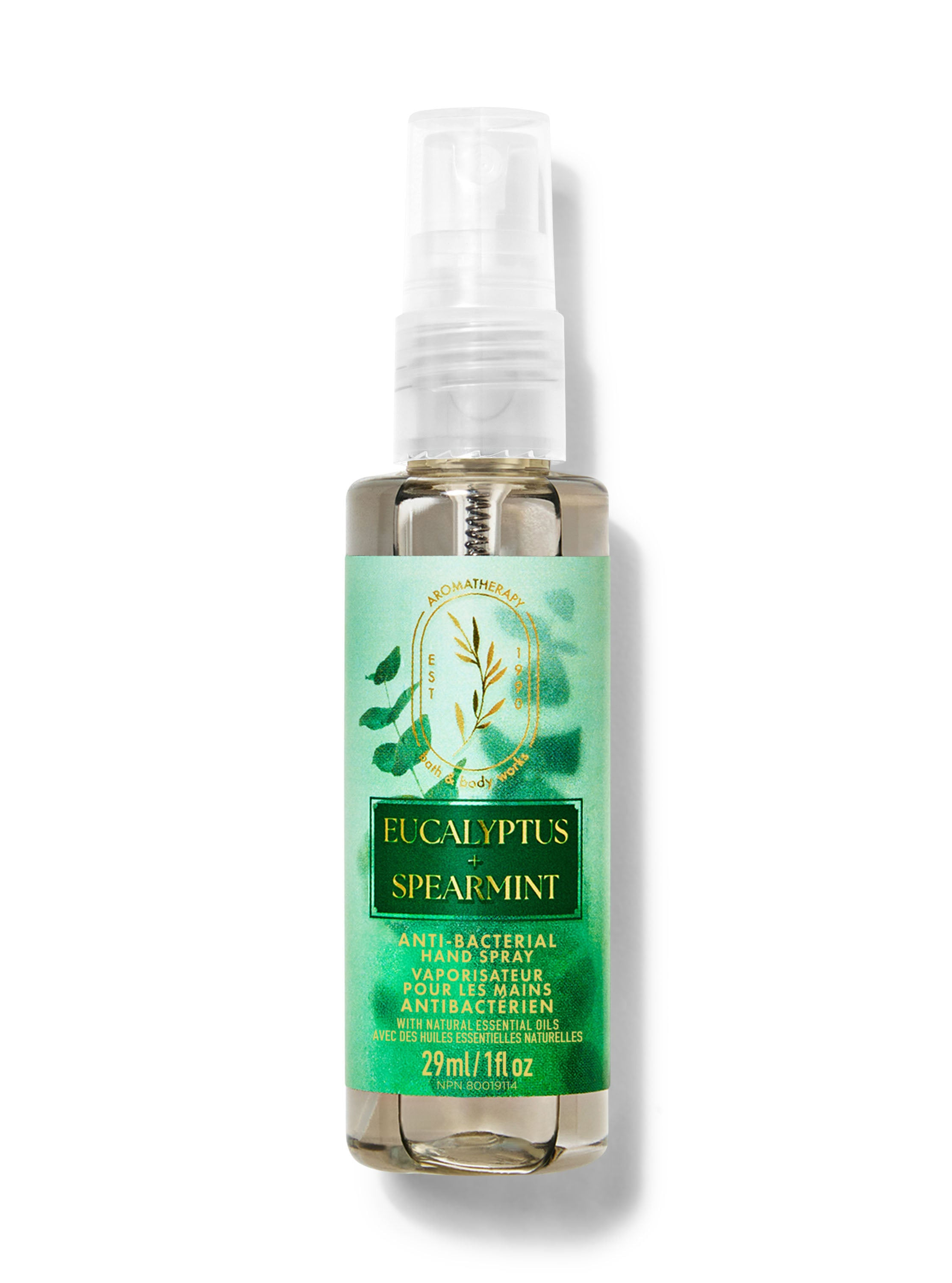 Eucalyptus + Spearmint | Spray Antibacterial - Bath & Body Works Costa Rica